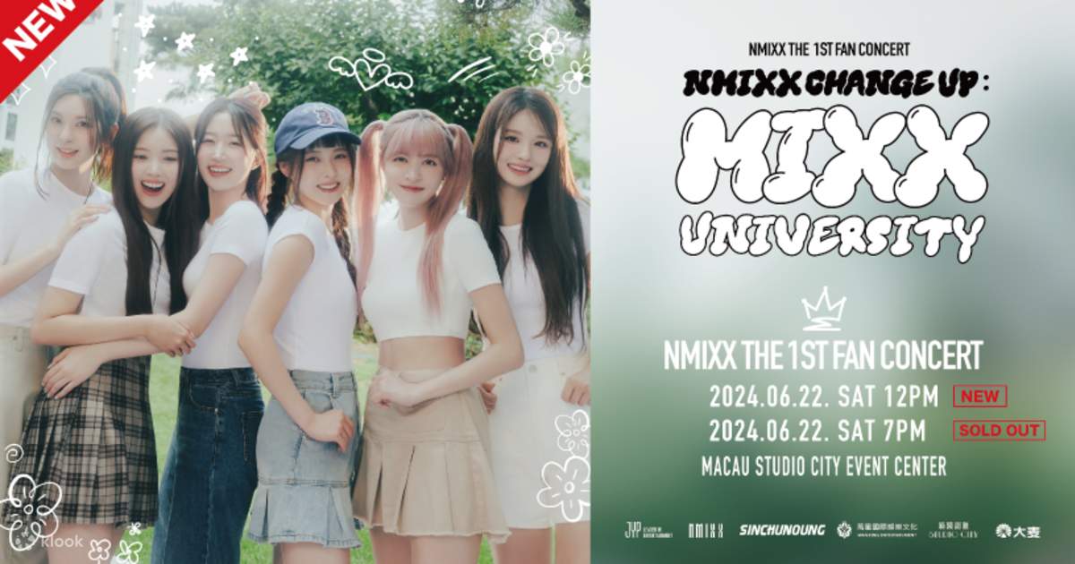 2024 NMIXX THE 1ST FAN CONCERT : NMIXX CHANGE UP:MIXX UNIVERSITY in MACAU - Klook香港